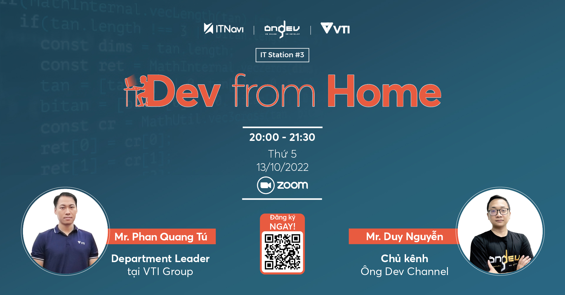 [Webinar - IT Station #3] - DEV FROM HOME